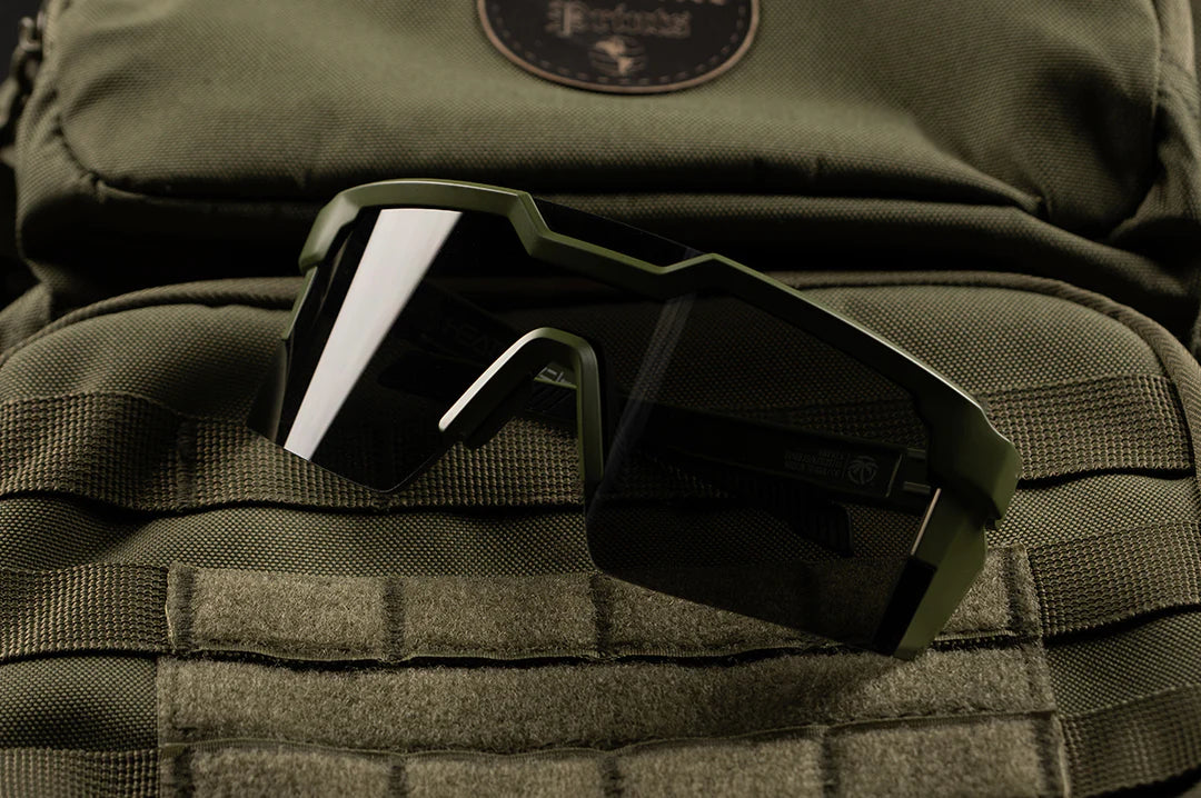 Heatwave Future Tech Sunglasses OD Green – LZMFG